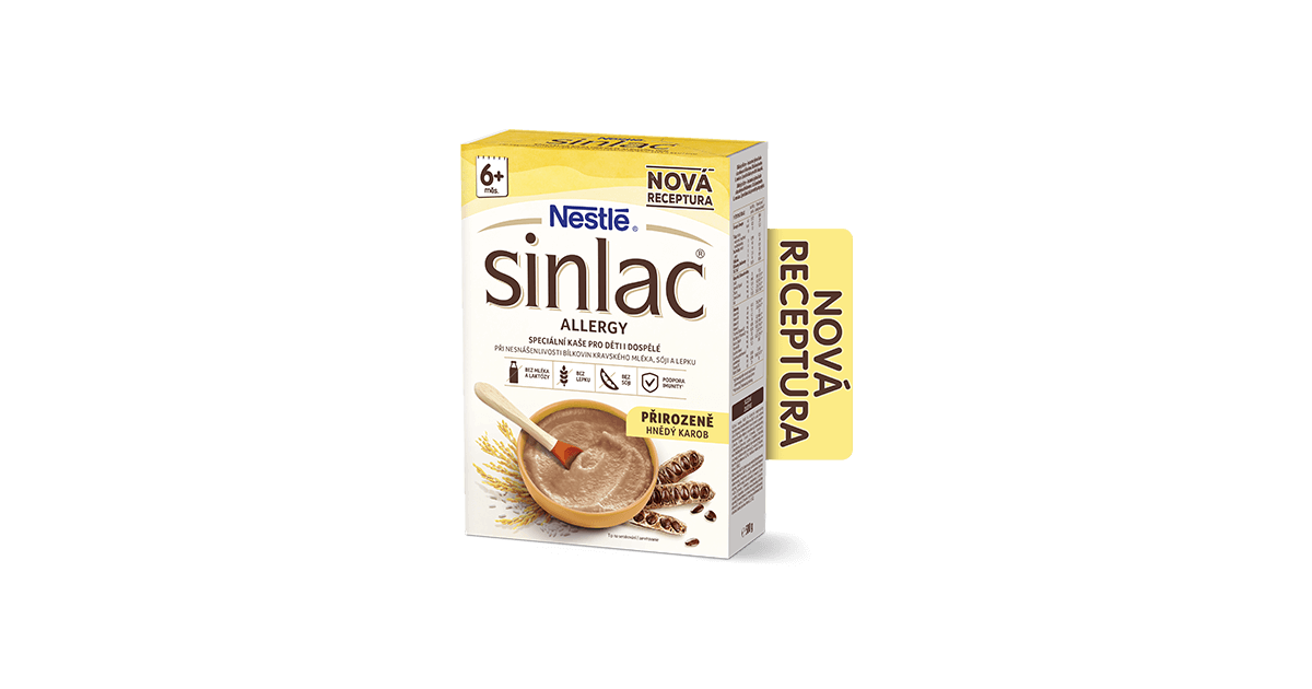 NESTLÉ Nemléčná kaše Sinlac Allergy 500 g